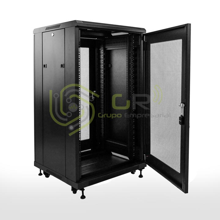 RACK MICROPERFORADO DE 22U TOTEN |Grupogr Ltda.